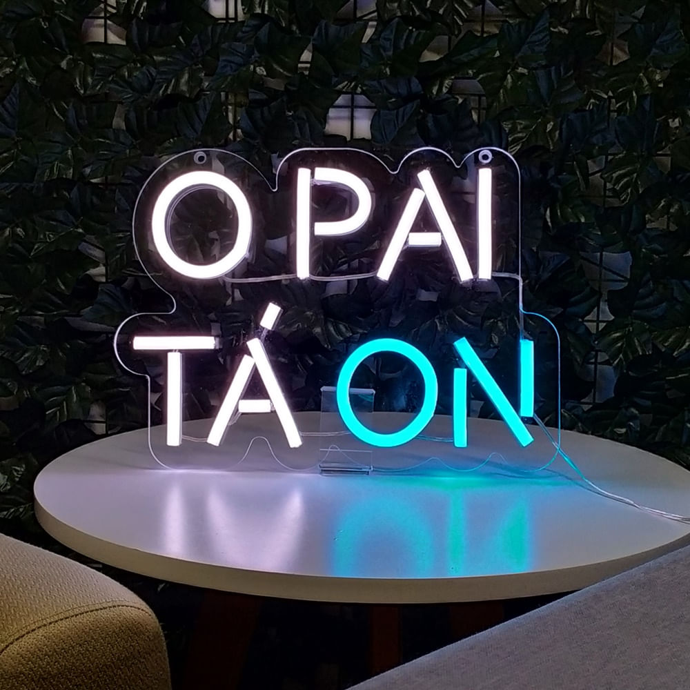 Letreiro Neon de LED Personalizada - Nome, frase ou palavra com 8 ...