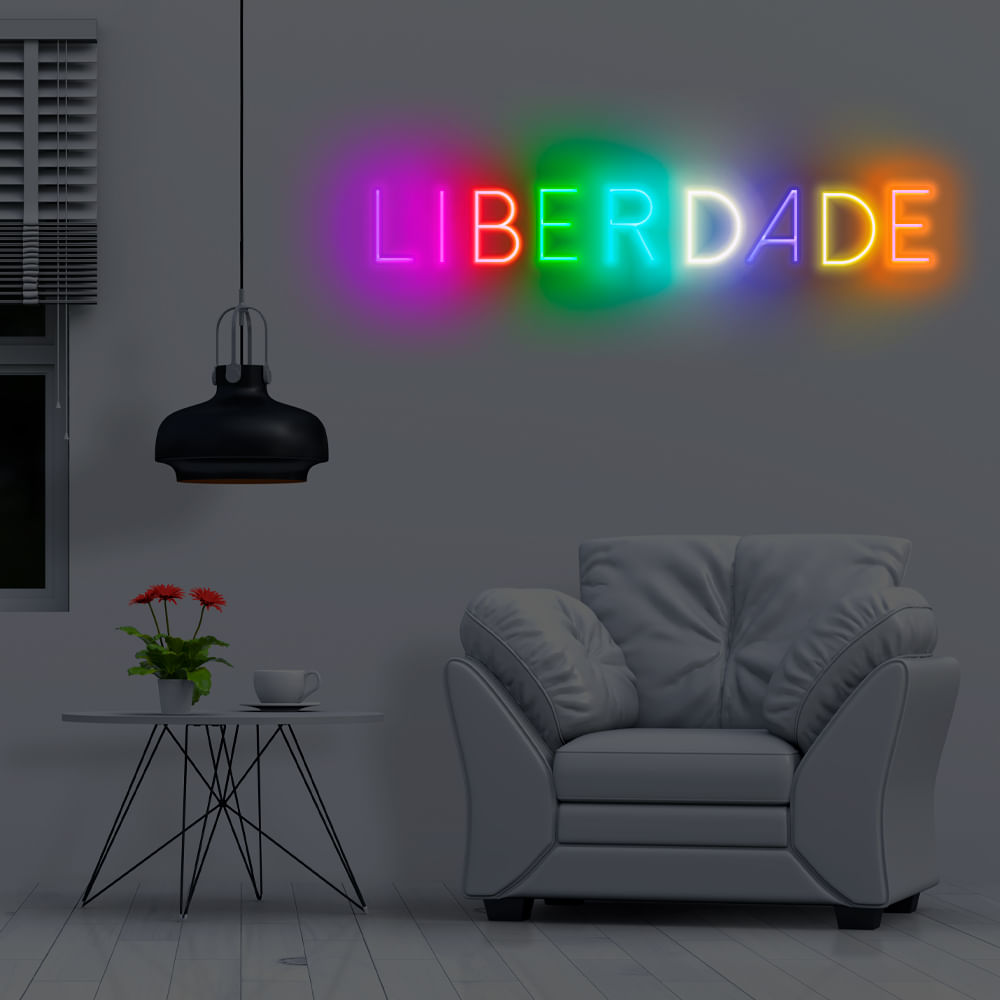 Letreiro Neon de LED Personalizada - Nome, frase ou palavra com 9 ...